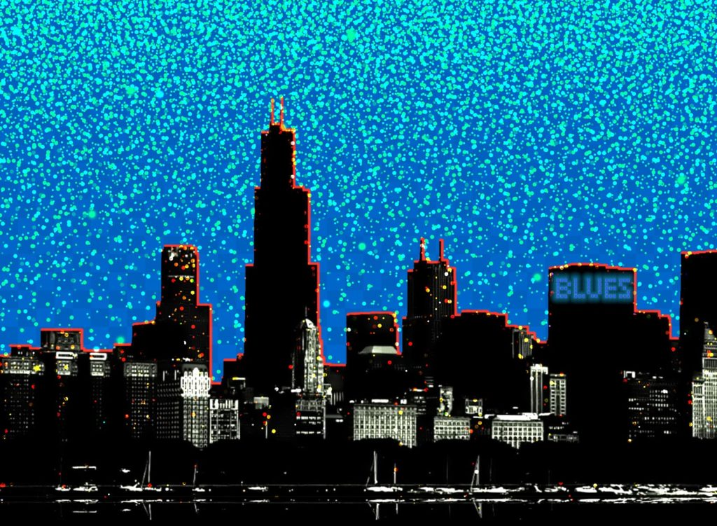 2018 Blue Bash art - American Blues Theater